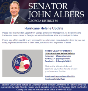 Hurricane Helene Update